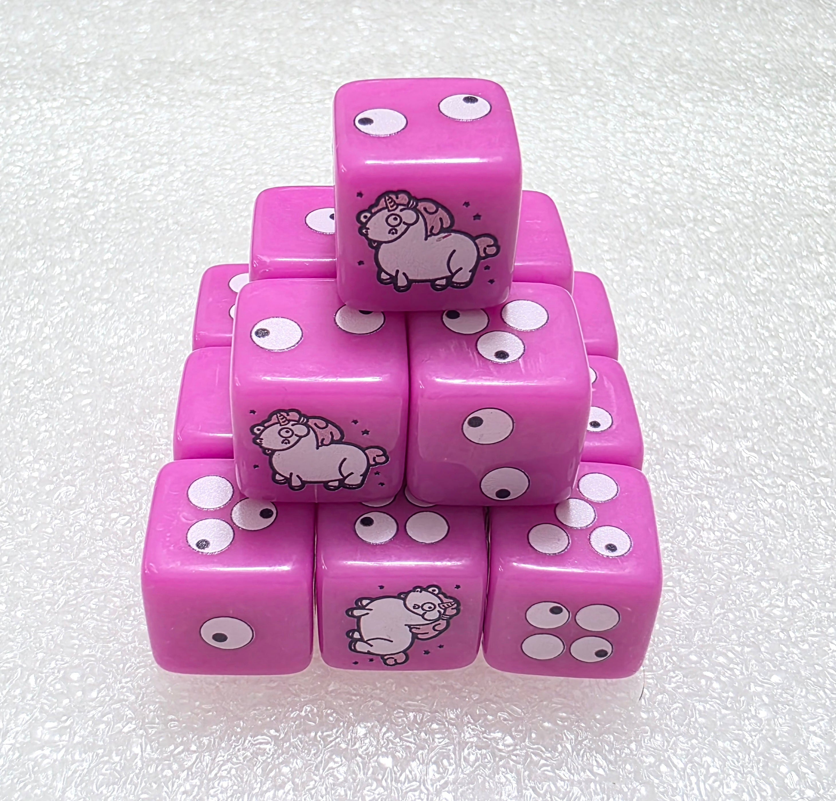 Printed Logo Custom D6 Dice – Simply Printastic